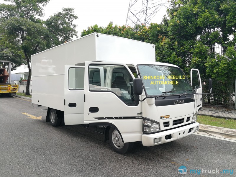 2017 Isuzu Isuzu double cab crew cab box van / hino Crew Cab box van ...