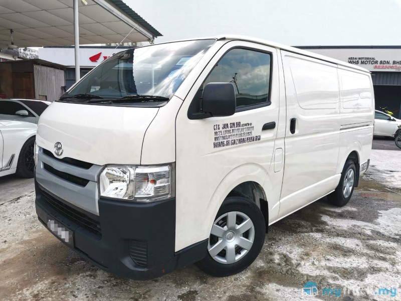 2018 Toyota Hiace 2.5 Panel Van 27k mileage Boleh Loan 2,800kg in ...